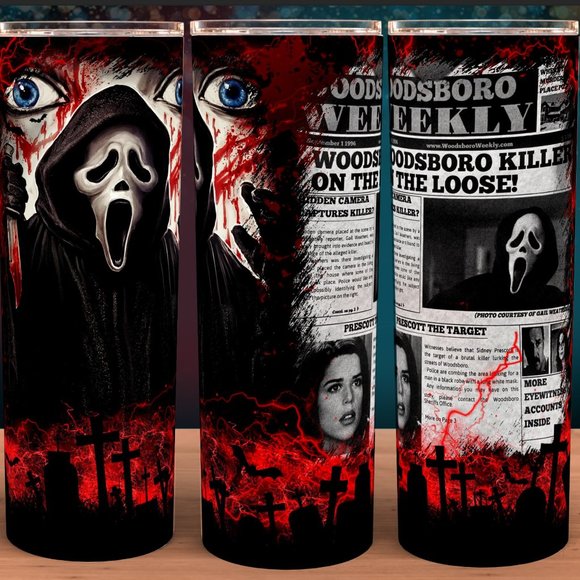 Handmade | Dining | Scream Ghostface Slasher Horror Movie Cup Mug ...